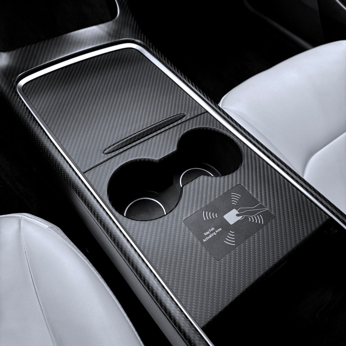 Model 3 & Y Center Console Overlays (Gen. 2) Version 2 - Real Molded C ...