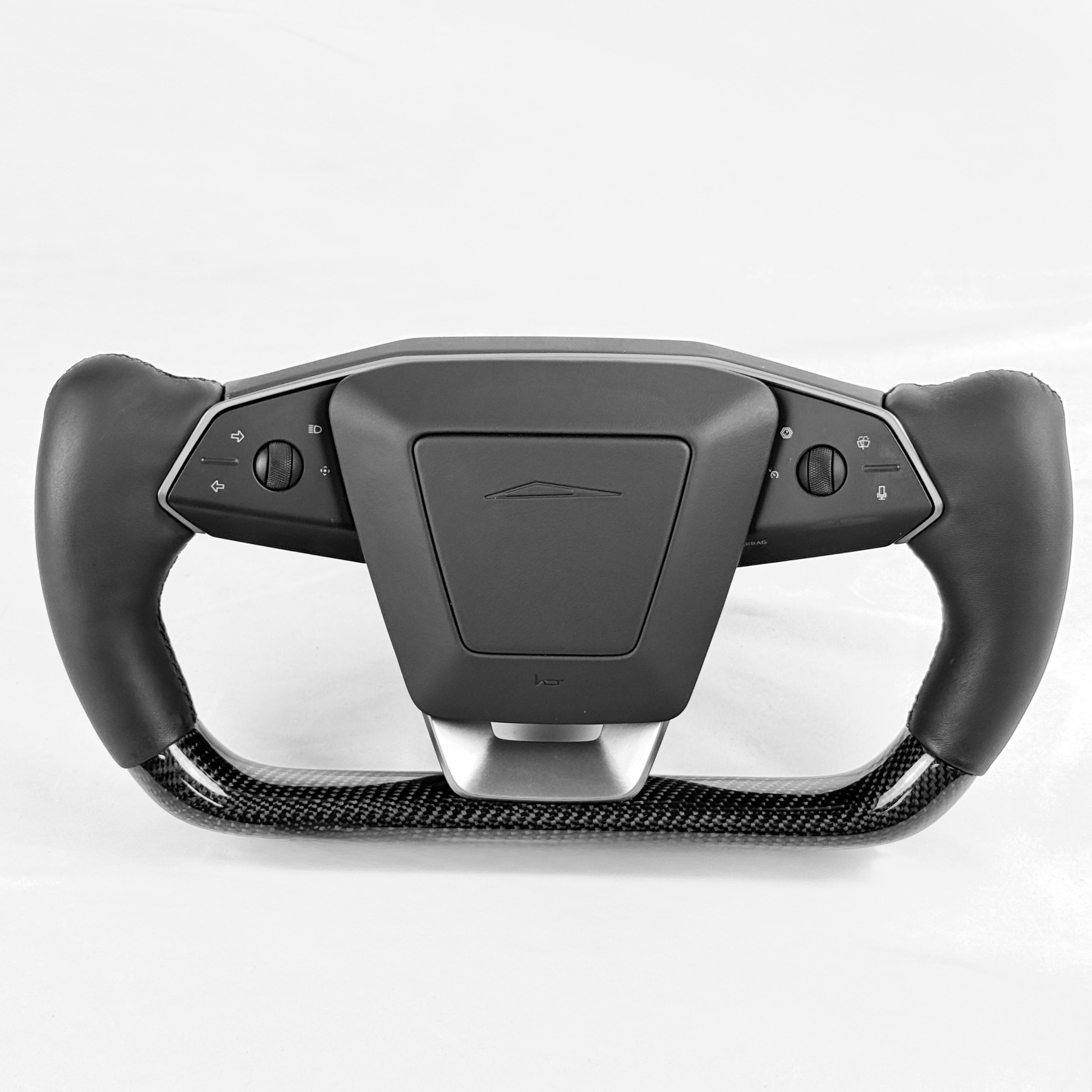 Cybertruck Heated Yoke Steering Wheel – OEM Carbon & Leather – RPM ...