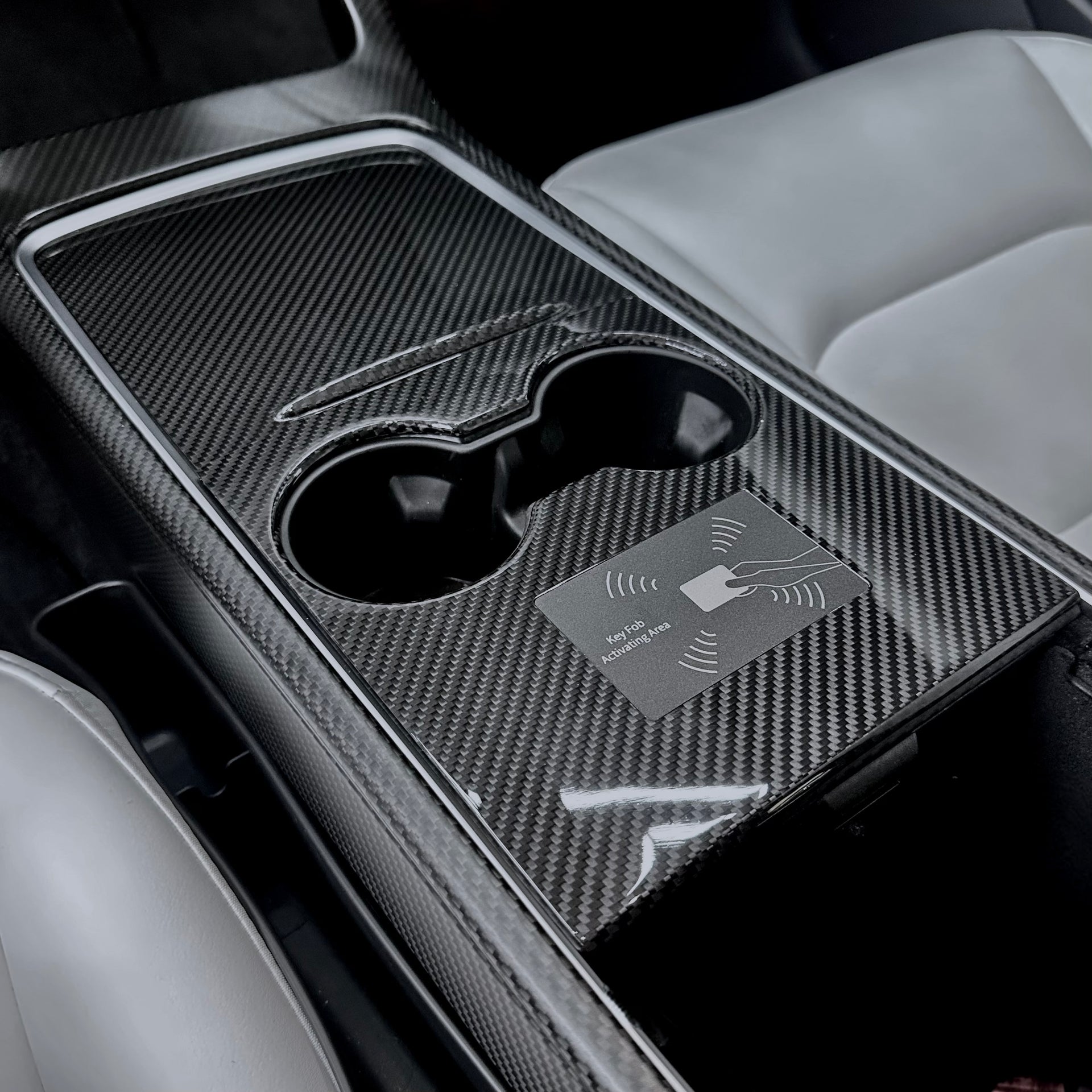 Model 3 & Y Center Console Overlays (Gen. 2) Version 2 - Real Molded C ...