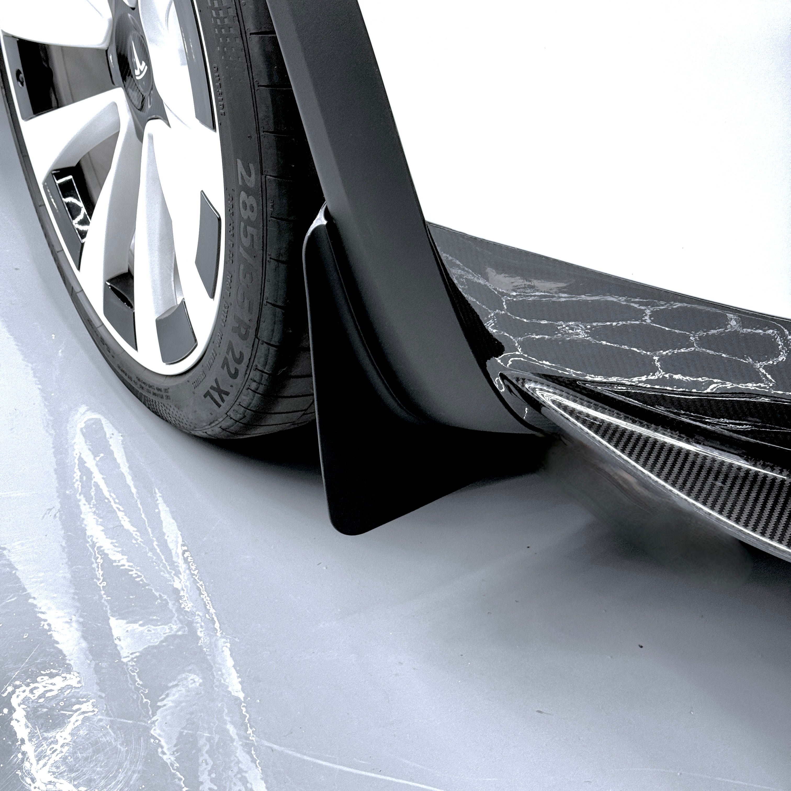2022+ | Model X Mud Flaps Bendable & Flexible - Screwless (Gen. 2) - S ...