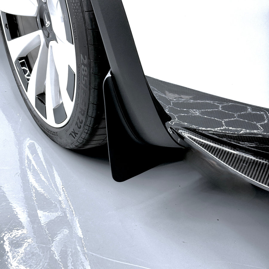 2022+ | Model X Mud Flaps Bendable & Flexible - Screwless (Gen. 2) - S ...
