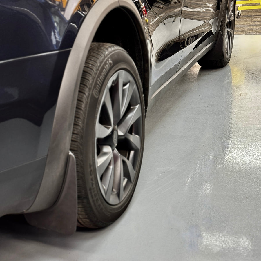 2022+ | Model X Mud Flaps Bendable & Flexible - Screwless (Gen. 2) - S ...