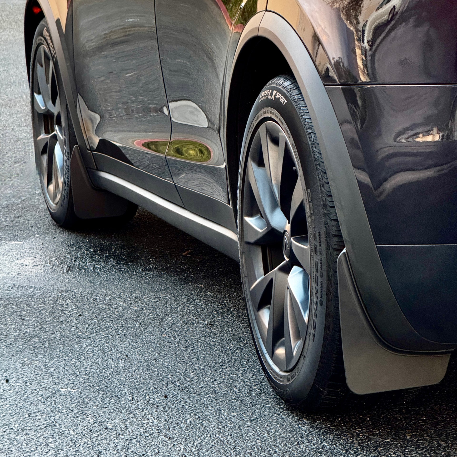 2022+ | Model X Mud Flaps Bendable & Flexible - Screwless (Gen. 2) - S ...