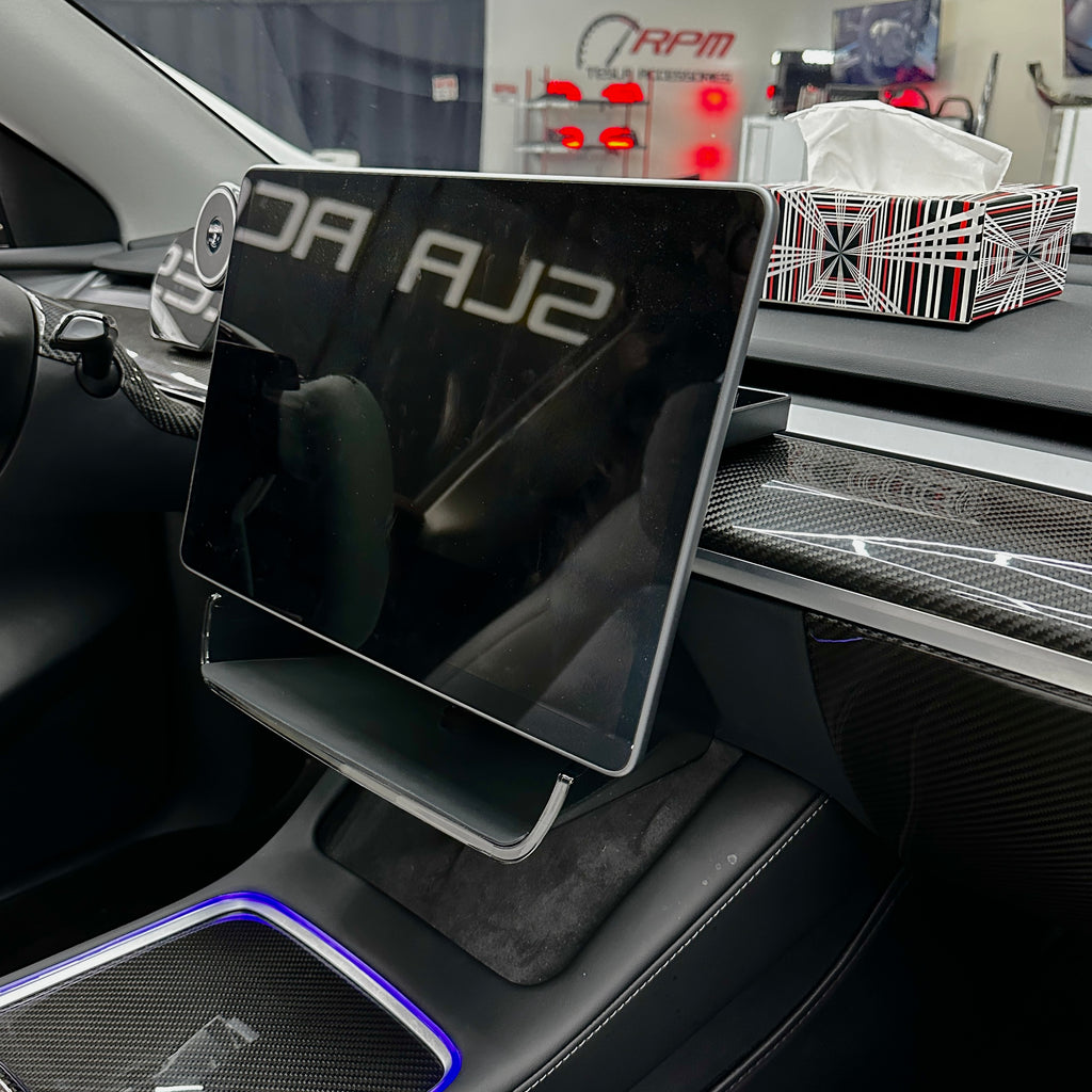 Model 3 & Y Display Mount Dual Organizing Shelves & Tissue Box – RPM ...