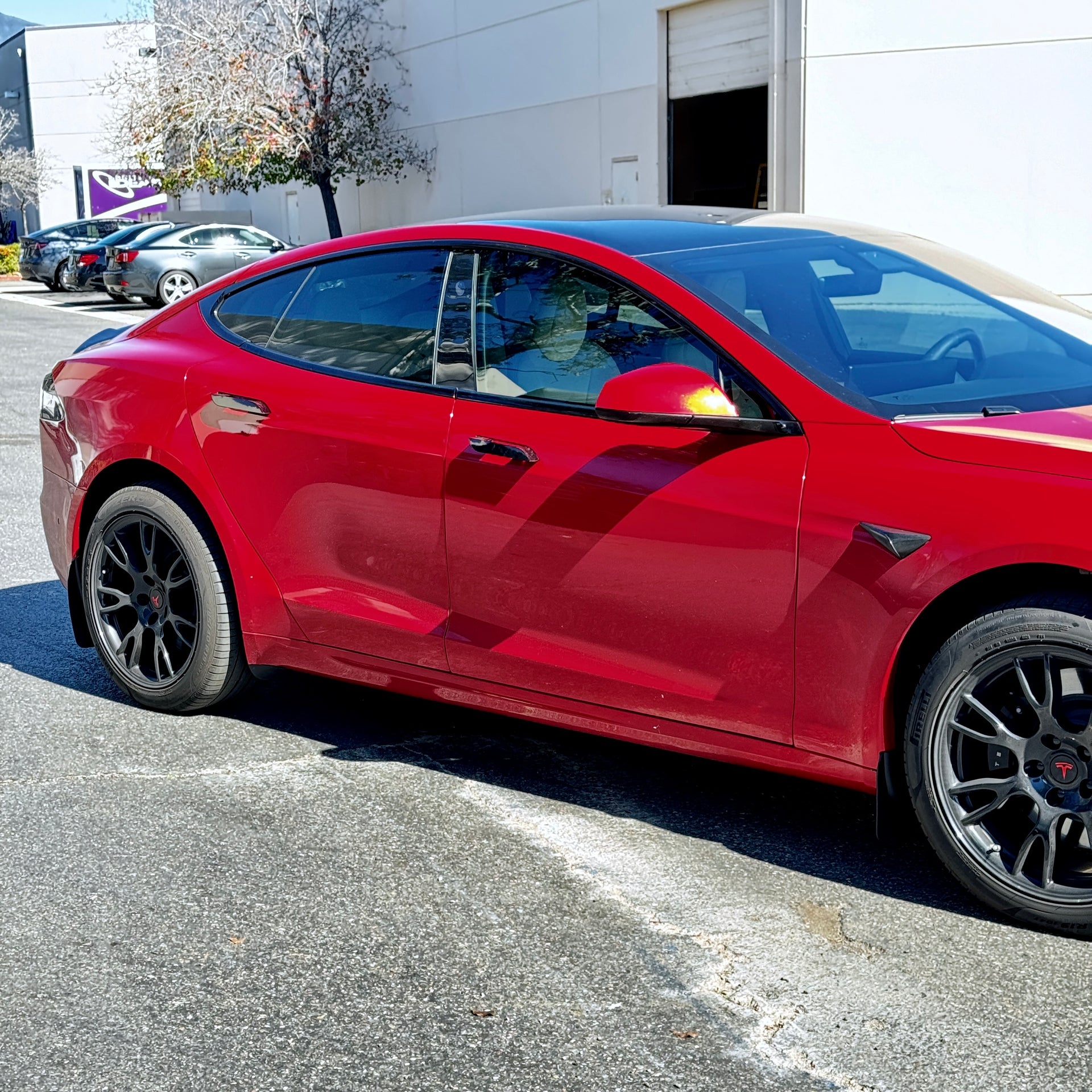 2021+ | Model S Mud Flaps Bendable & Flexible - Screwless (Gen. 2) - S ...