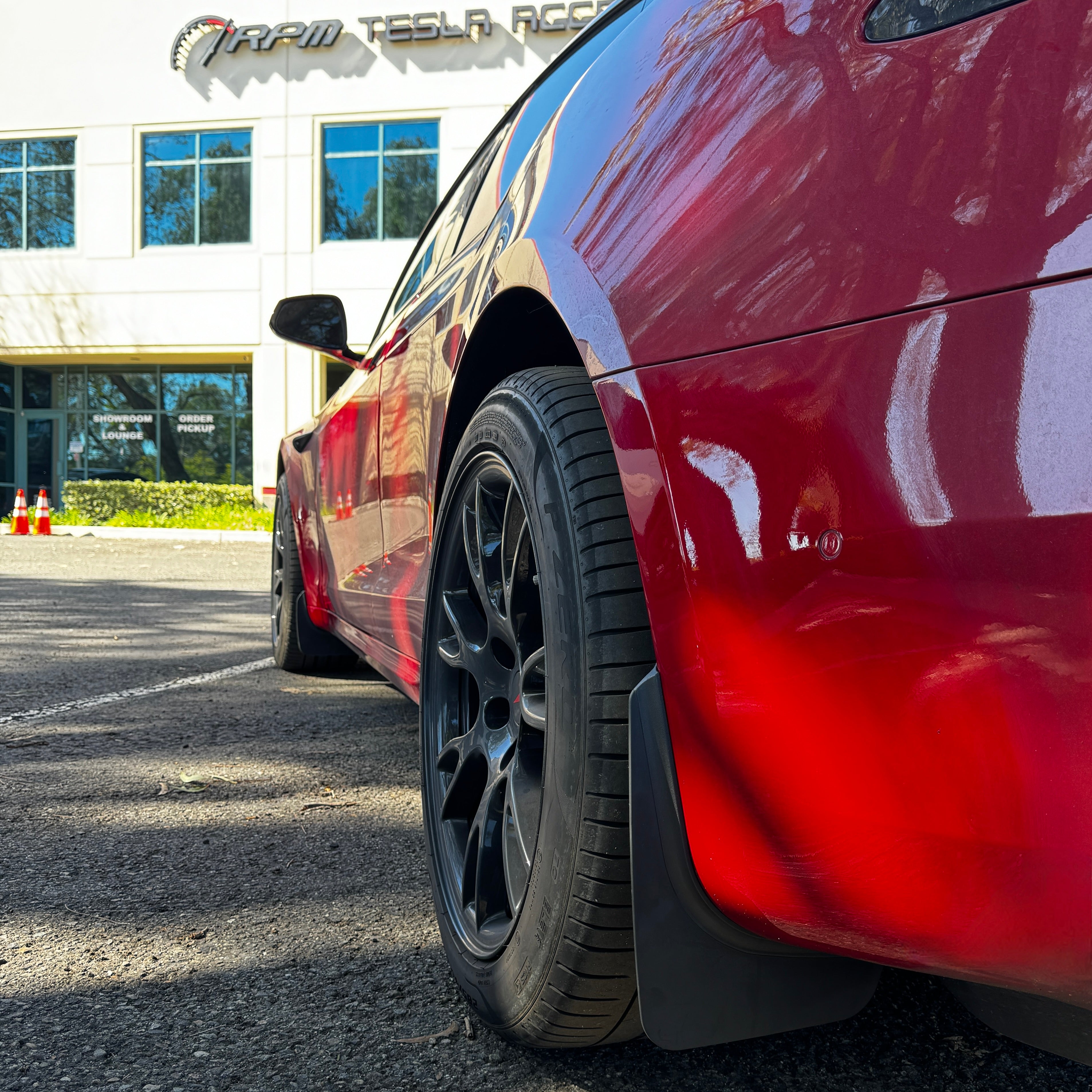 2021+ | Model S Mud Flaps Bendable & Flexible - Screwless (Gen. 2) - S ...