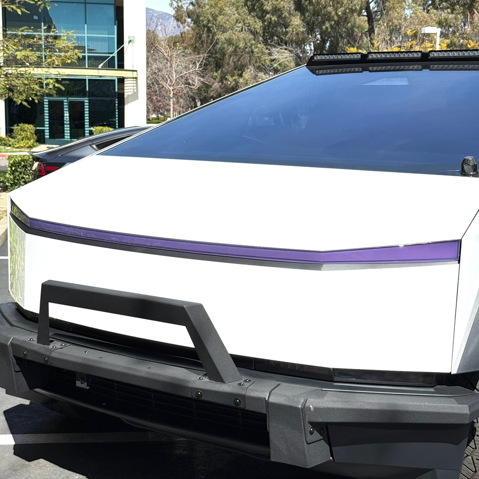 Cybertruck Light Bar Film – UV Activated Color Shift TPU (3-Piece Kit ...