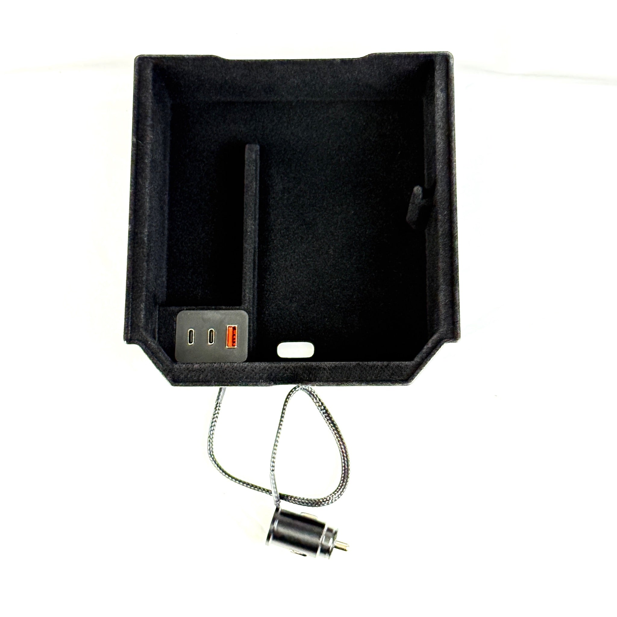 2025+ Model Y Juniper Center Console Tray w/ USB-C Charging – RPM TESLA ...
