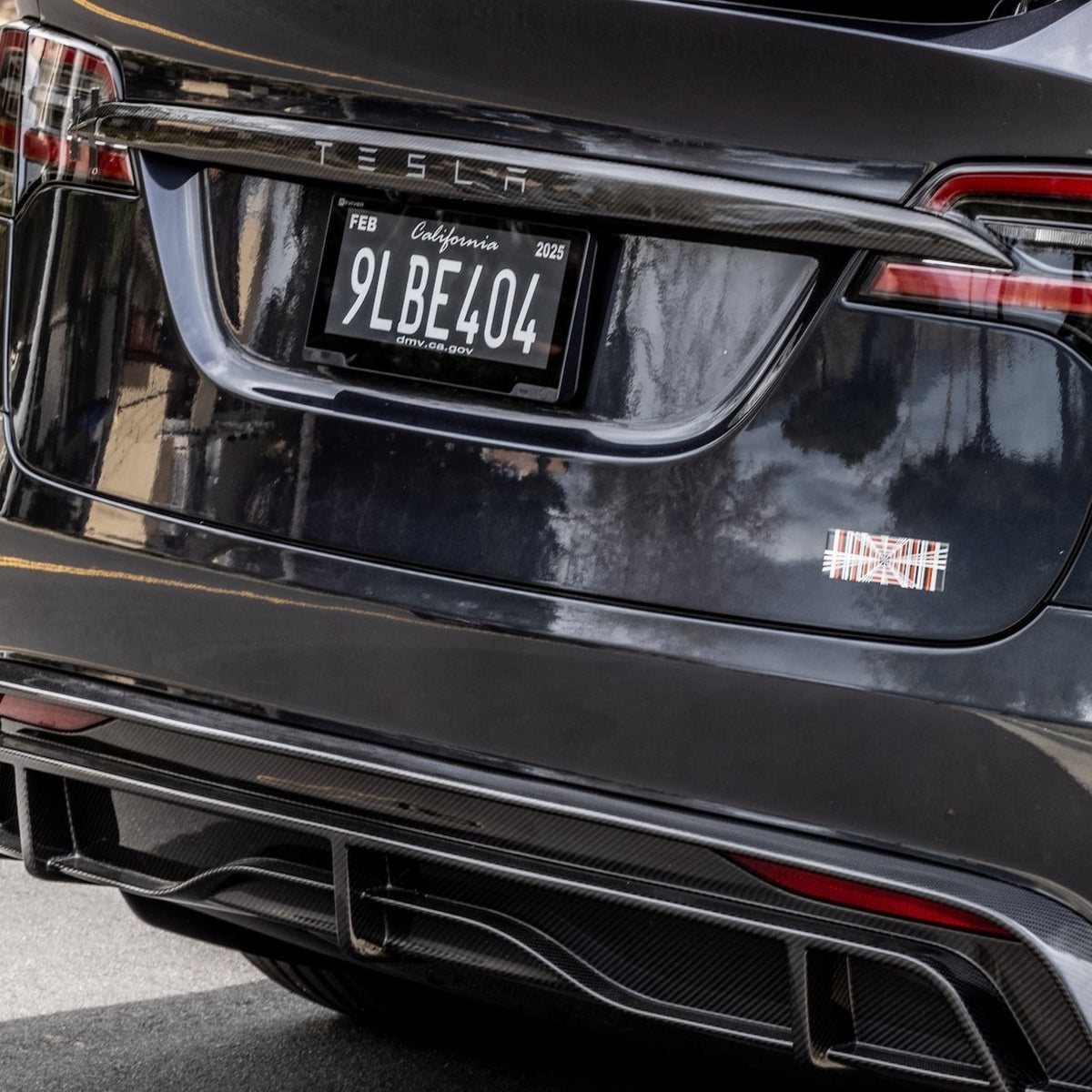 Model X Tailgate Applique Overlay - Real Dry Molded Carbon Fiber – RPM ...