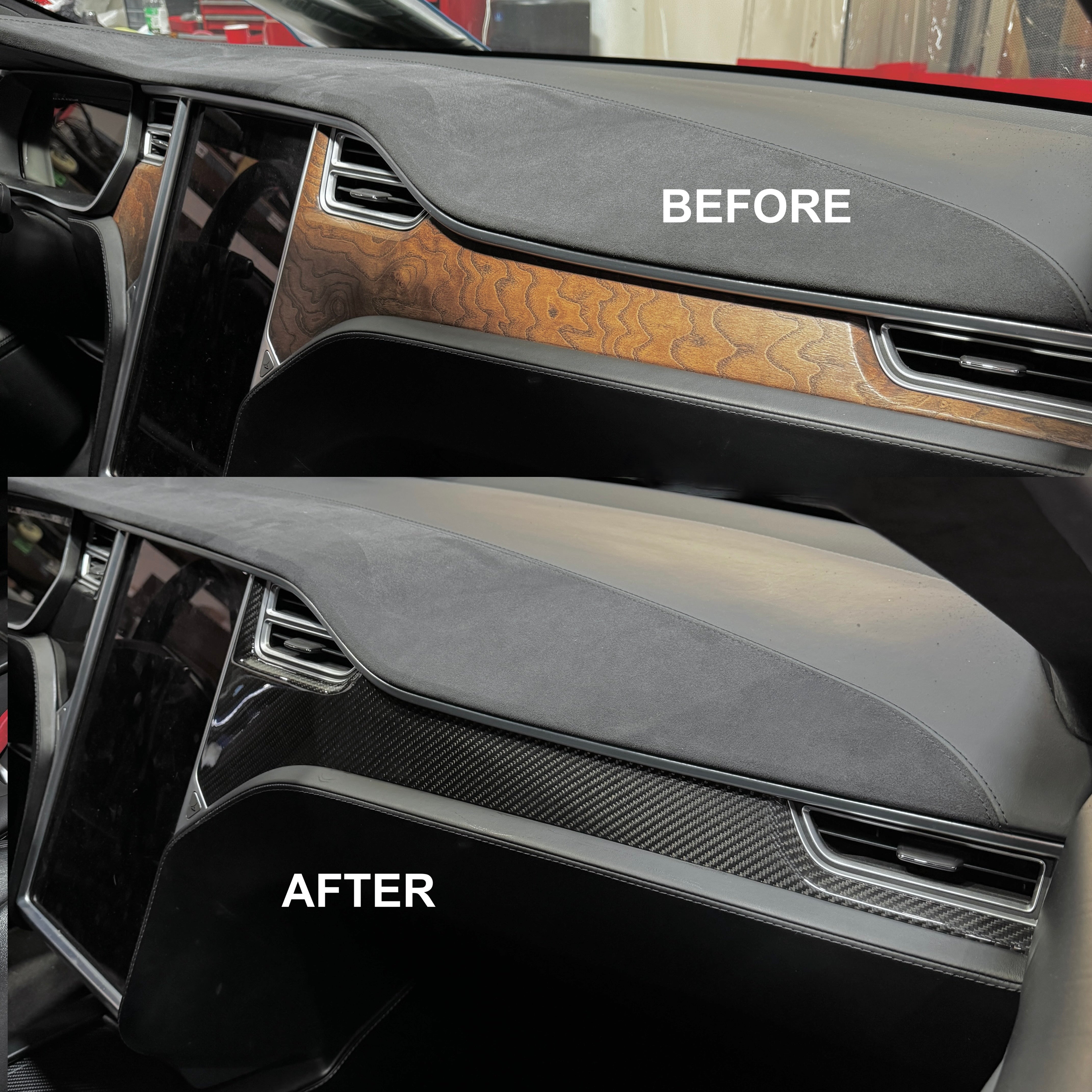 2012-2021 | Model S & X Dashboard & Center Console Upgrade (7 Piece Ki ...