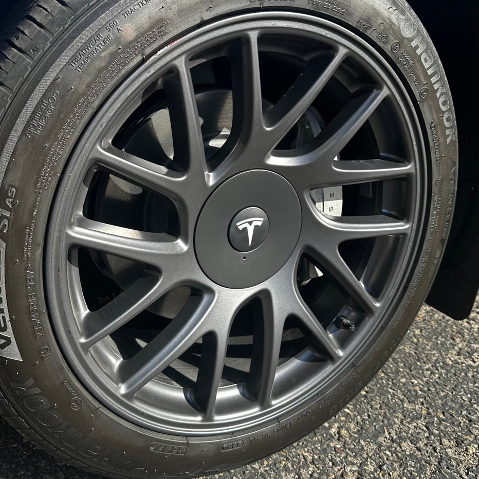 2024+ | Model 3 Highland Refreshed 18" Photon Center Wheel Hubs with V ...