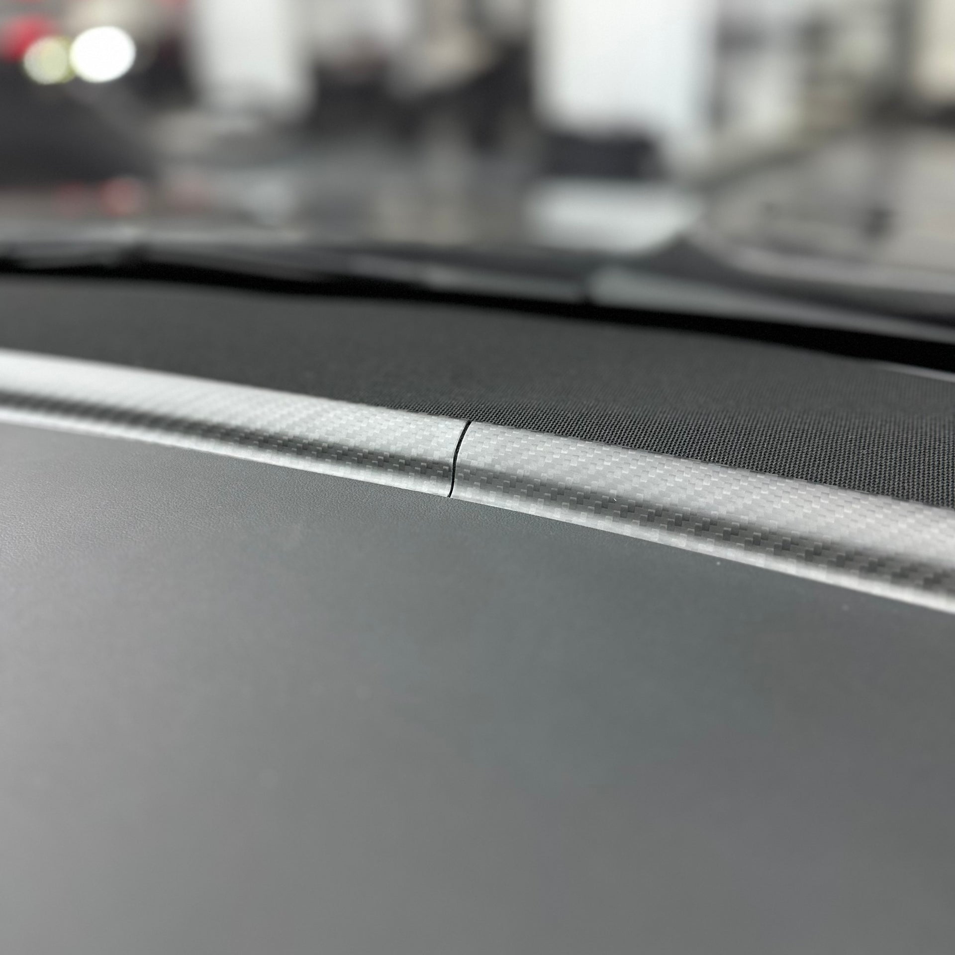2017-2023 | Model 3 Upper Dashboard Overlay (2 Pieces) - Real Dry Mold ...
