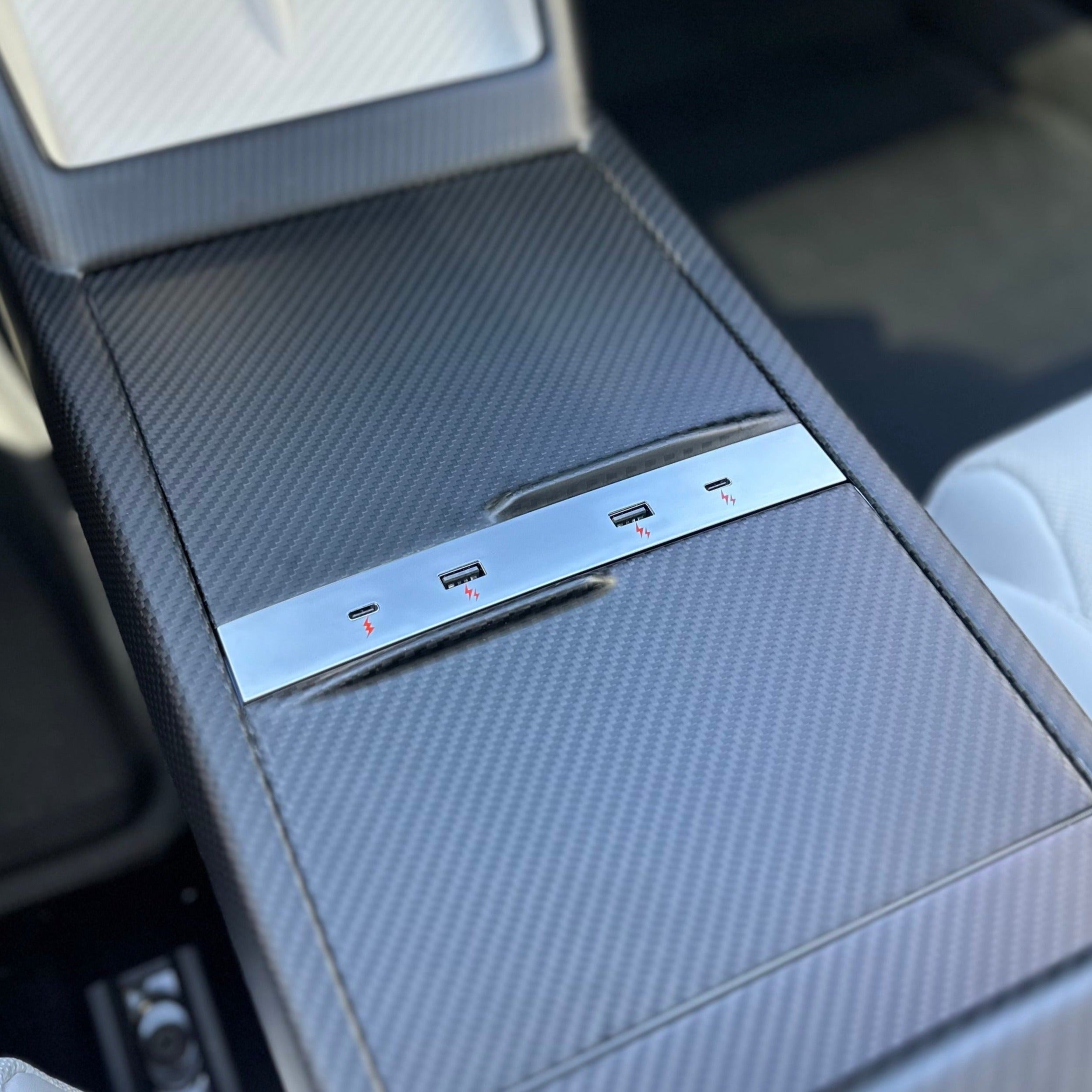 2024+ | Model 3 Highland Refreshed Center Console USB A+C 4 Port Hub A ...