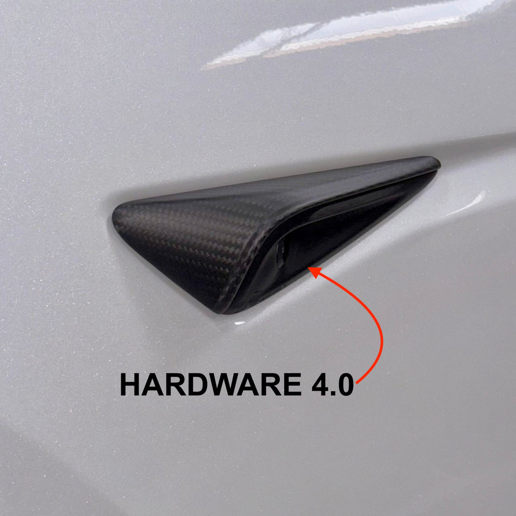 2023+ | Model 3XY Top Half Cover Turn Signal Overlays - Hardware 4.0 ...