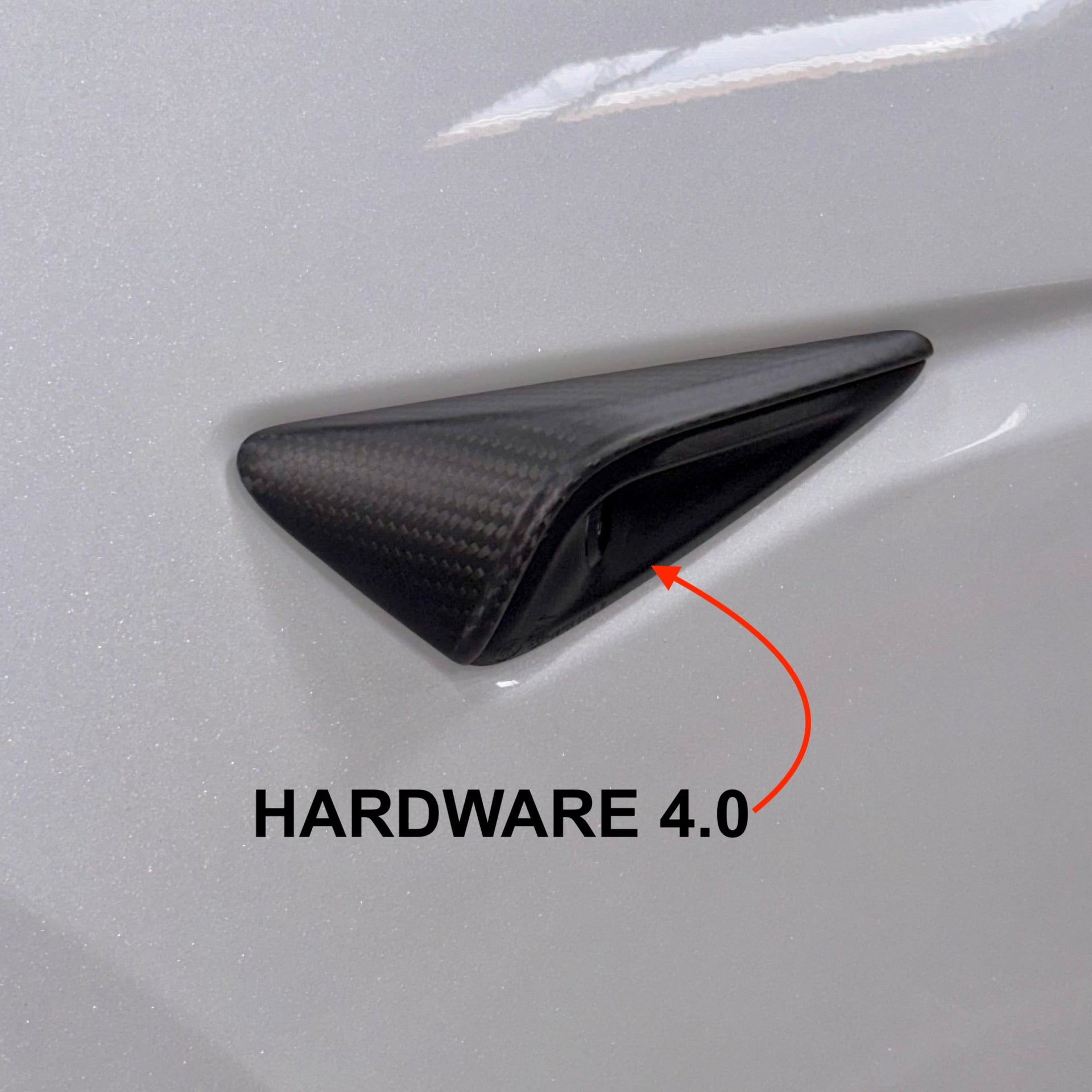 2023+ | Model 3XY Top Half Cover Turn Signal Overlays - Hardware 4.0 ...