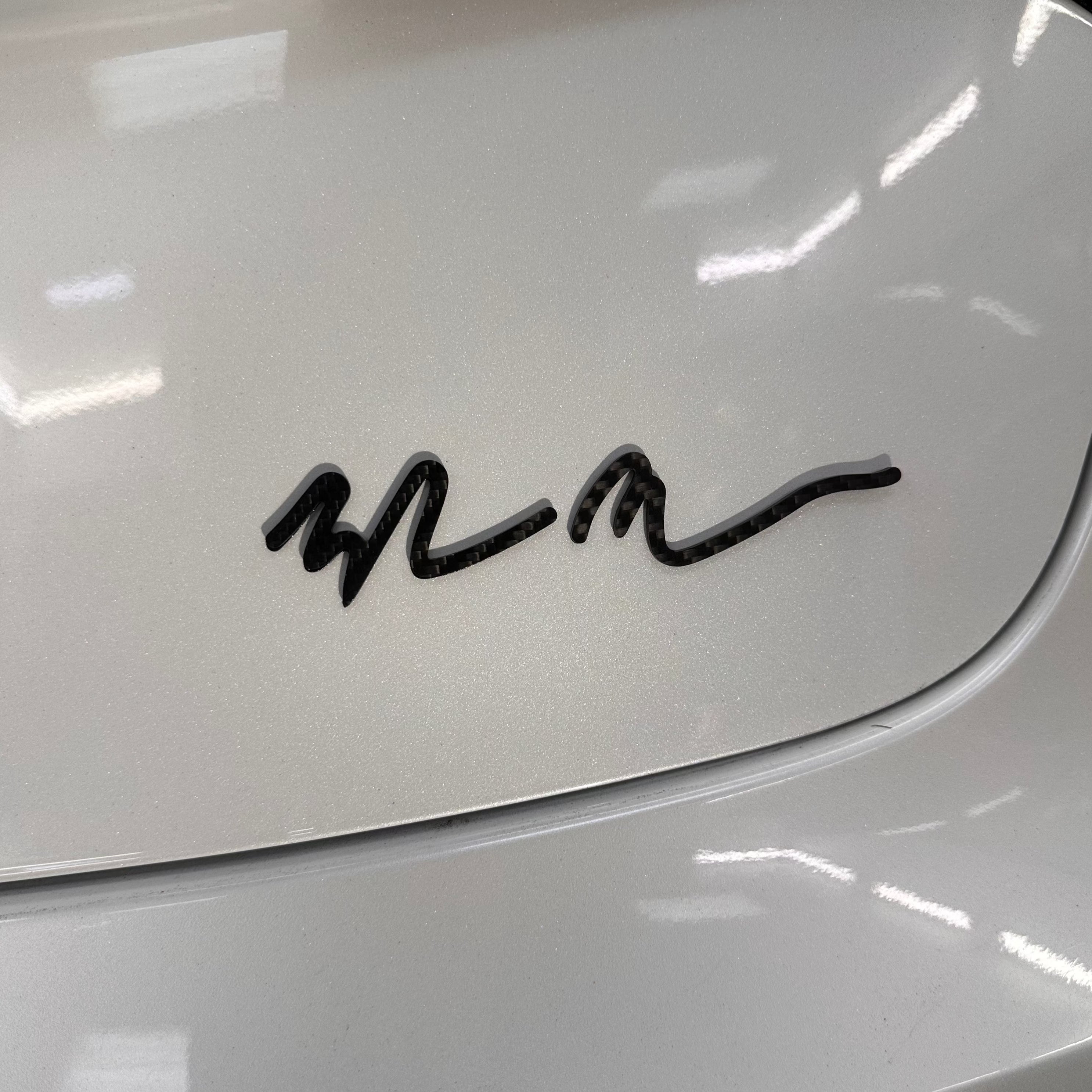 Elon Signature Emblem - Real Molded Carbon Fiber – RPM TESLA ...