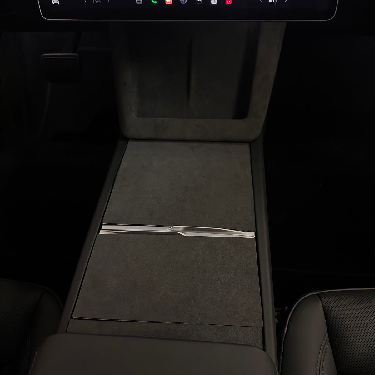 2026+ | Model Y Juniper Refreshed Alcantara Center Console Decal Overl ...