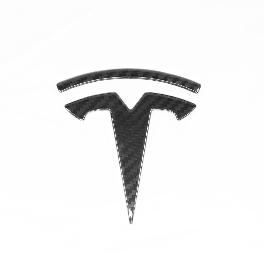 Model X Front T Logo Overlay - Real Dry Molded Carbon Fiber – RPM TESLA ...