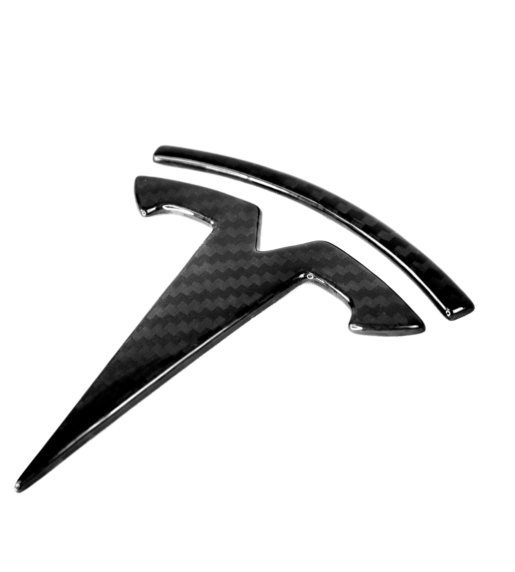 Model X Front T Logo Overlay - Real Dry Molded Carbon Fiber – RPM TESLA ...