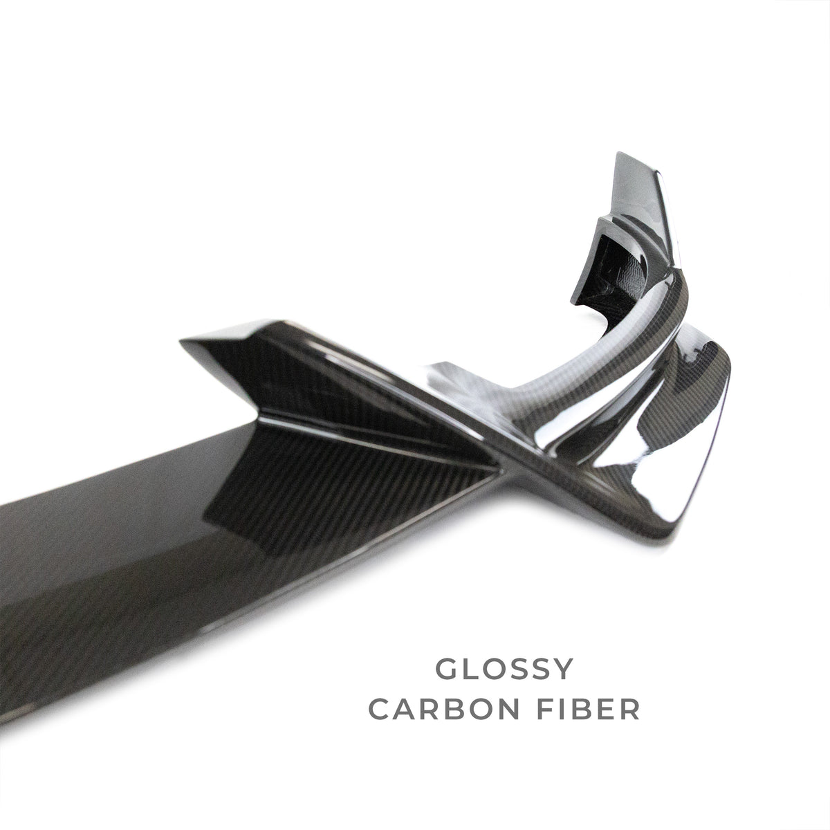 2020-2025 | Model Y Colossal Front Lip Overlay Spoiler - Real Dry Mold ...