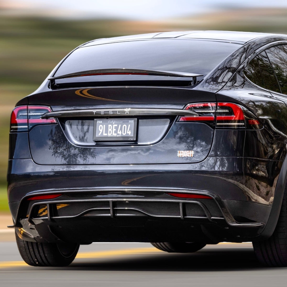 Model X Tailgate Applique Overlay - Real Dry Molded Carbon Fiber – RPM ...