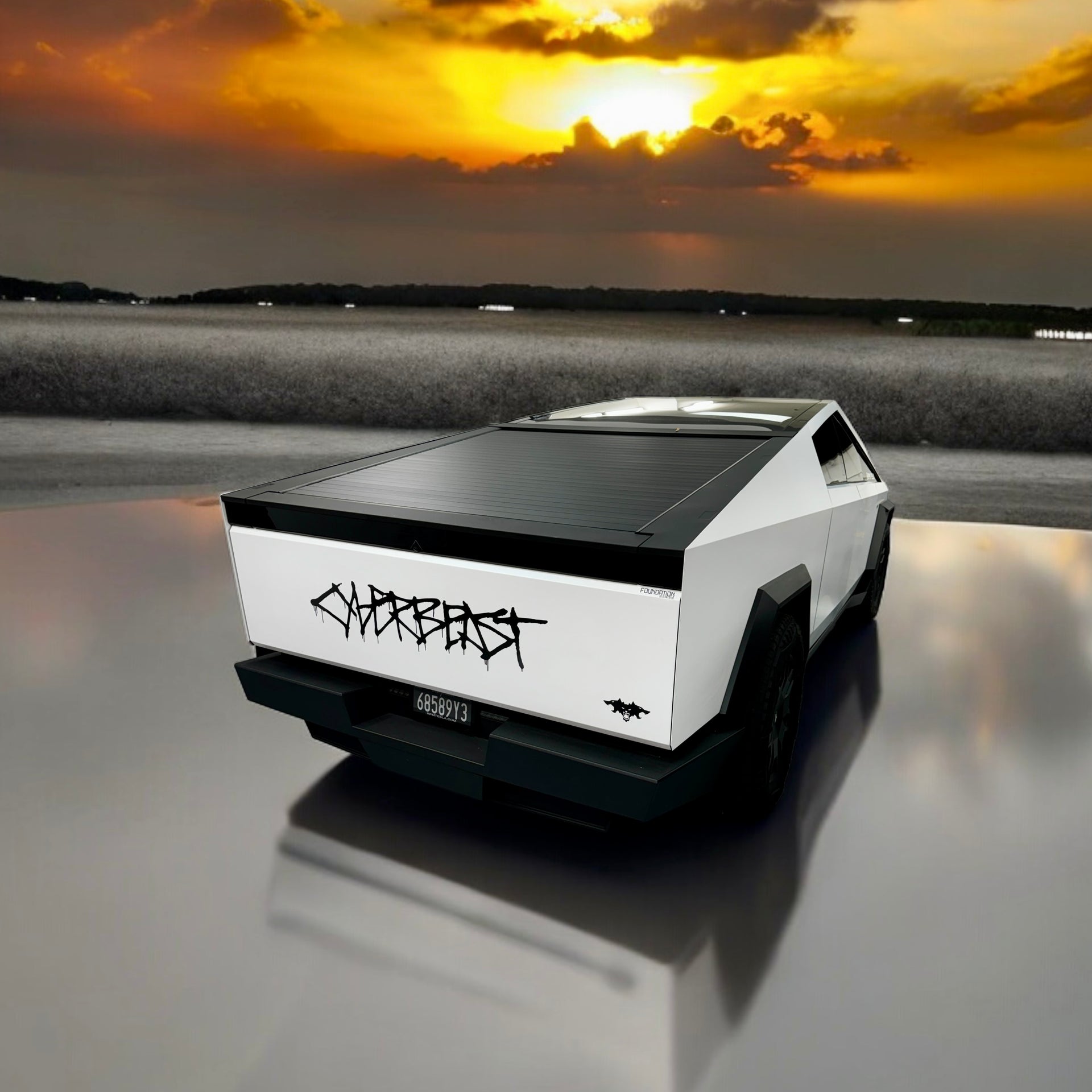 Cybertruck / Cyberbeast Tailgate Vinyl Logo Decal - Variety* – RPM ...