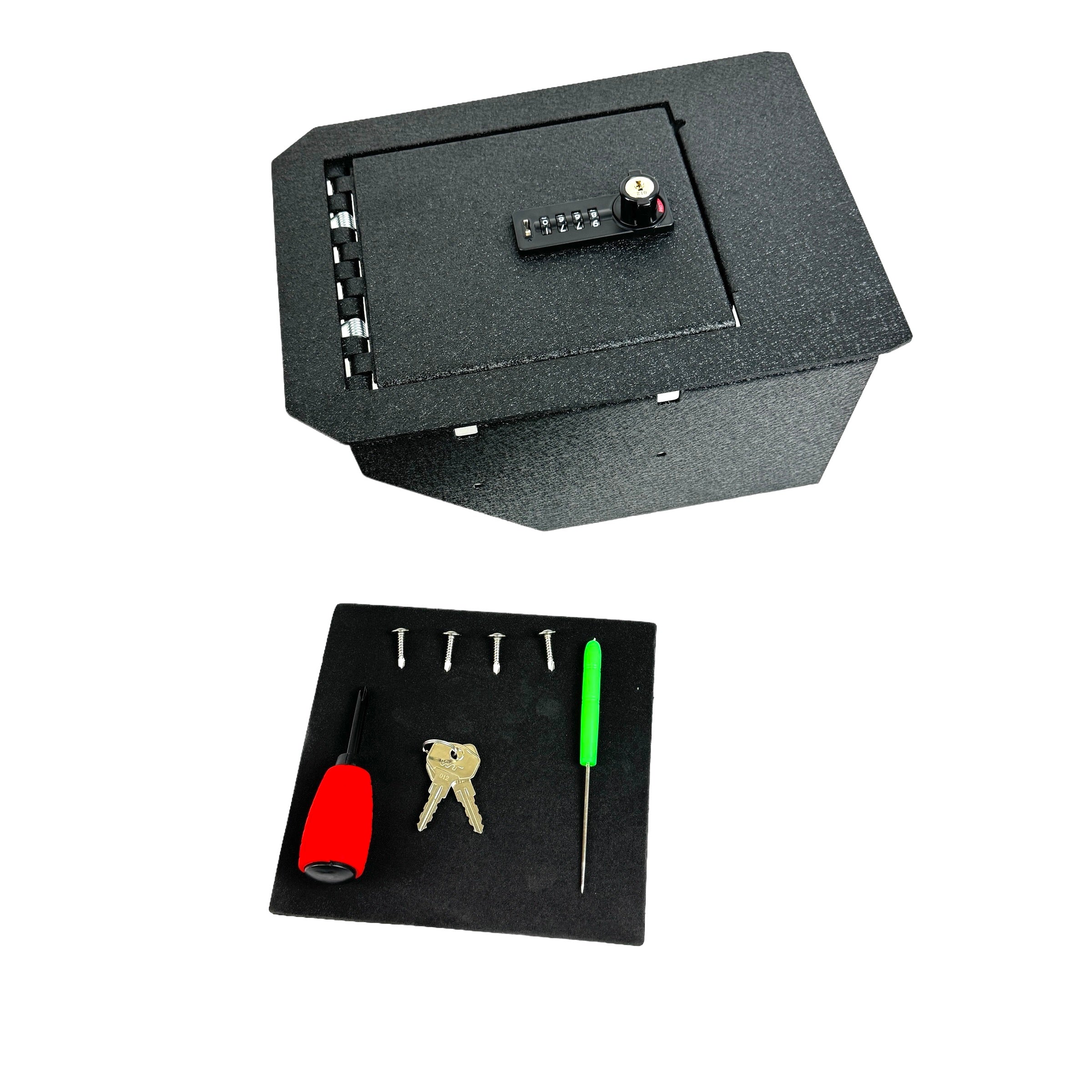 Cybertruck Center Console Locking Safe – Combo & Key Lock – RPM TESLA ...
