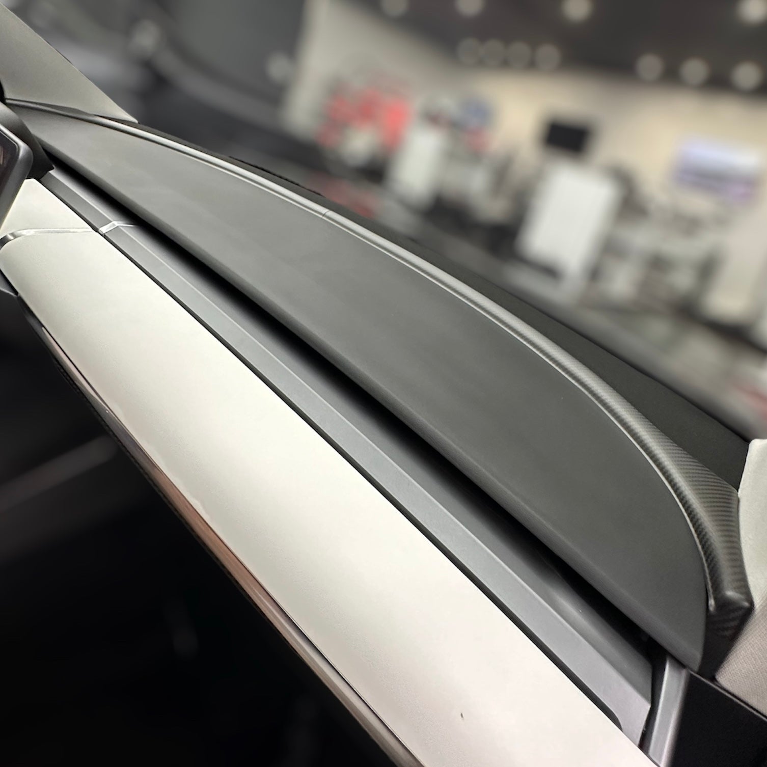 2017-2023 | Model 3 Upper Dashboard Overlay (2 Pieces) - Real Dry Mold ...