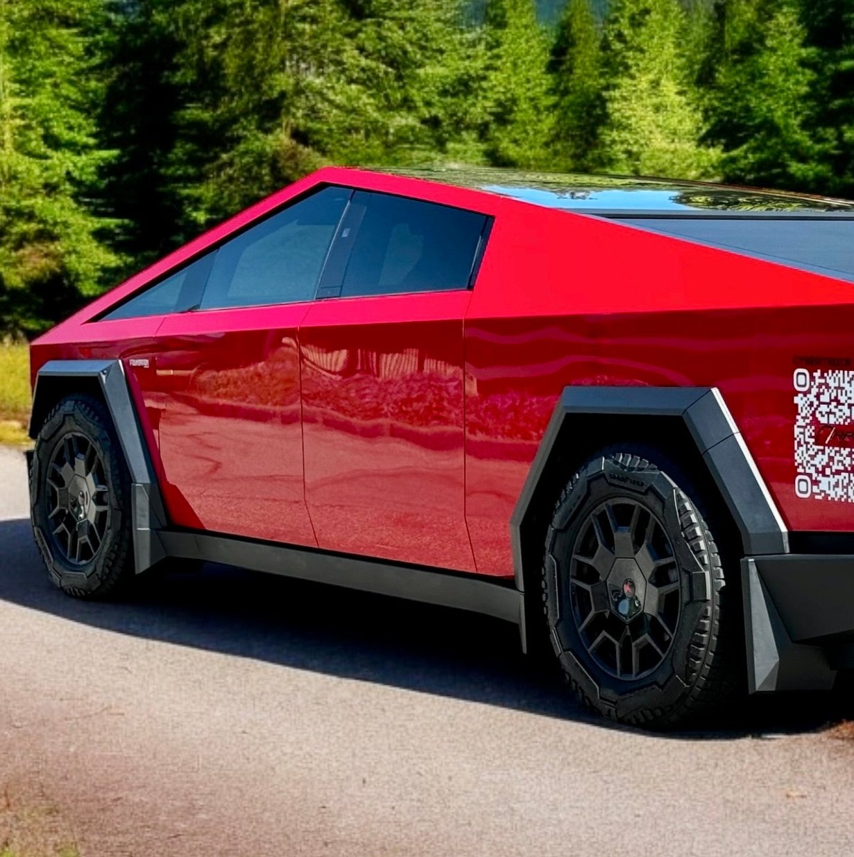 Cybertruck Mud flaps Screwless (Set of 4) – RPM TESLA Aftermarket ...