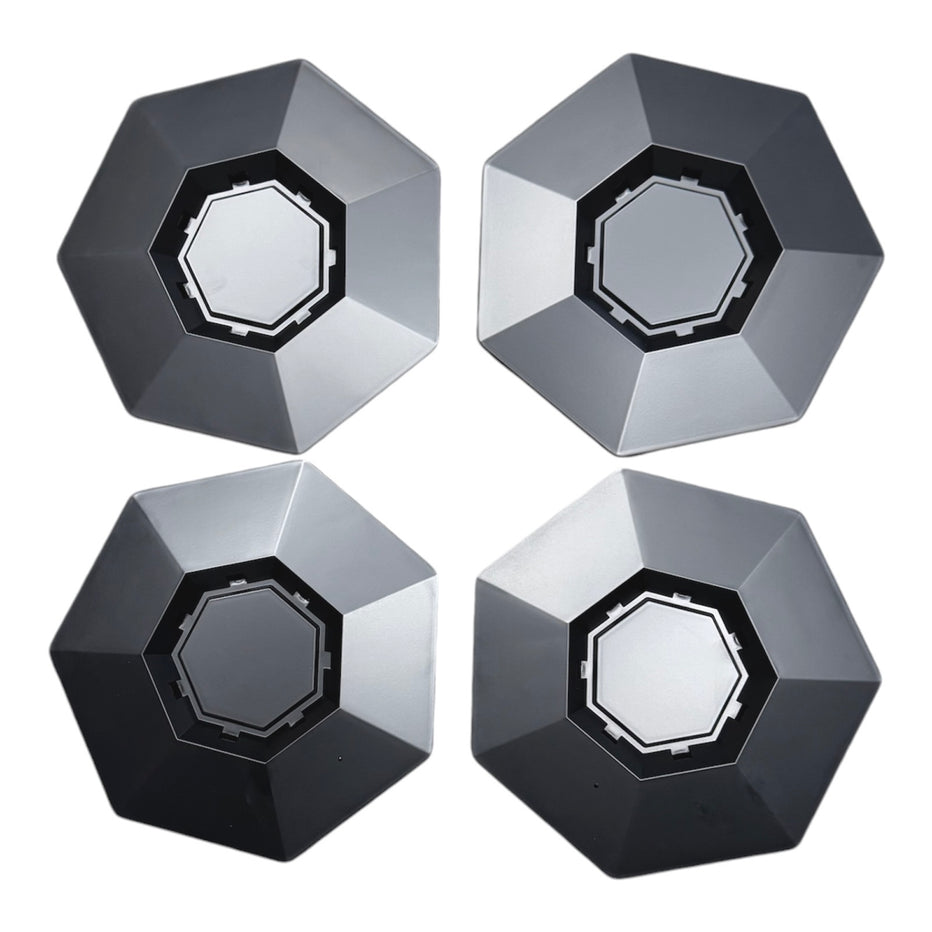 Cybertruck Heptagon Center Wheel Caps & Lug Nut covers (Set of 4) - Ve ...