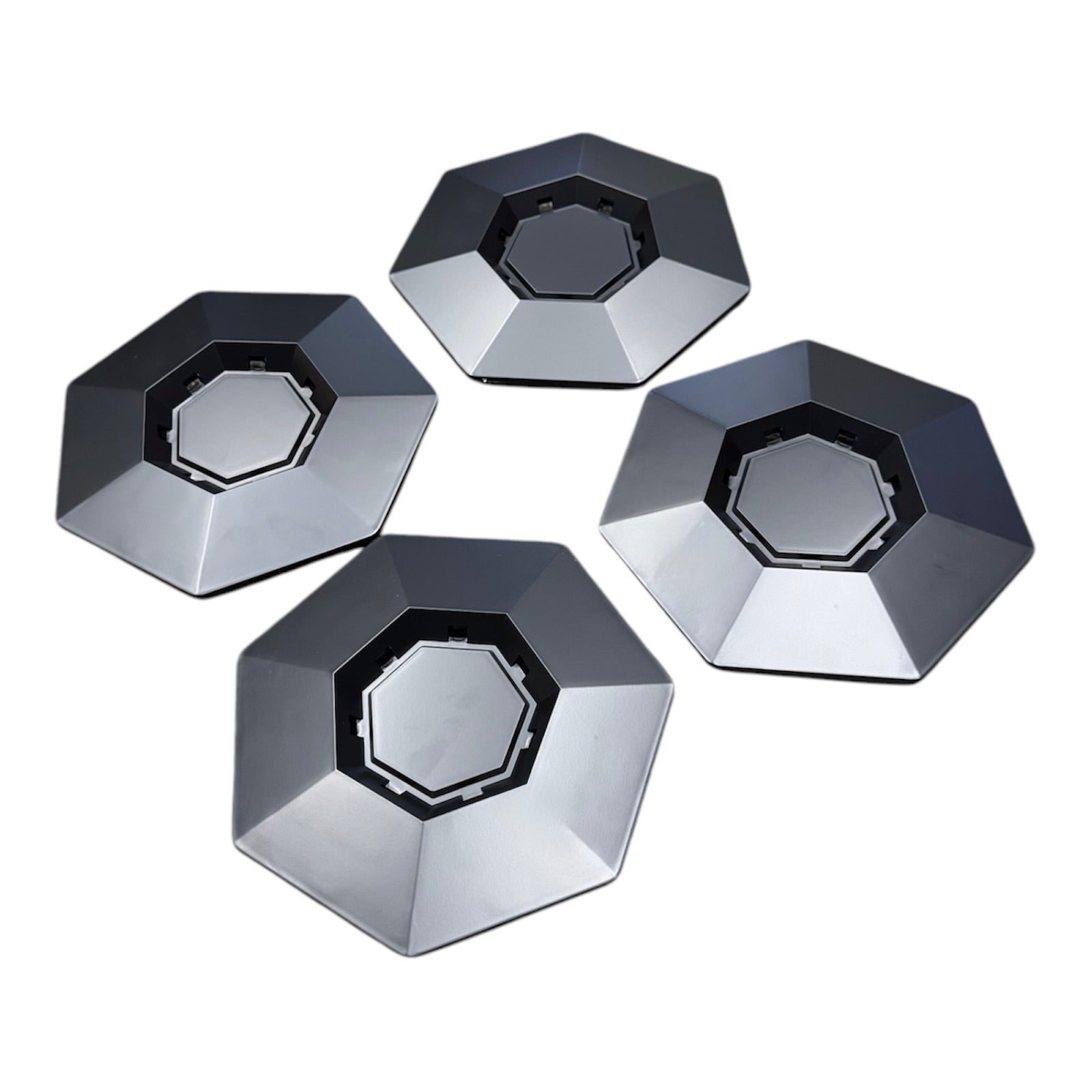Cybertruck Heptagon Center Wheel Caps & Lug Nut covers (Set of 4) - Ve ...