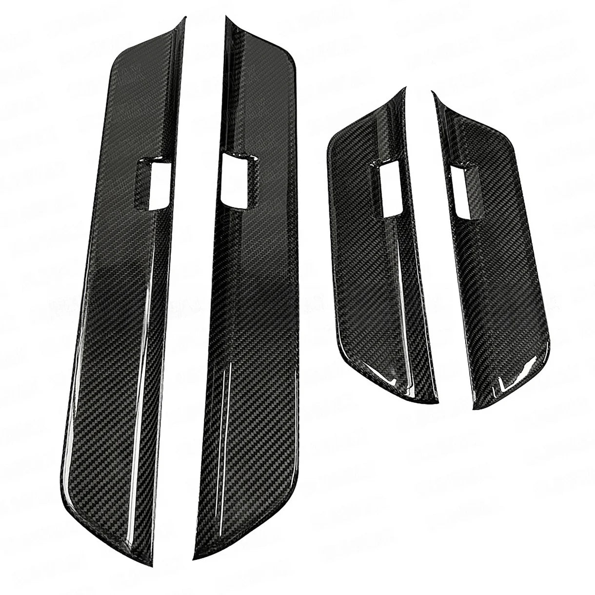2024+ | Model 3 Highland Refreshed Door Sill Overlays (4 Pieces) - Rea ...