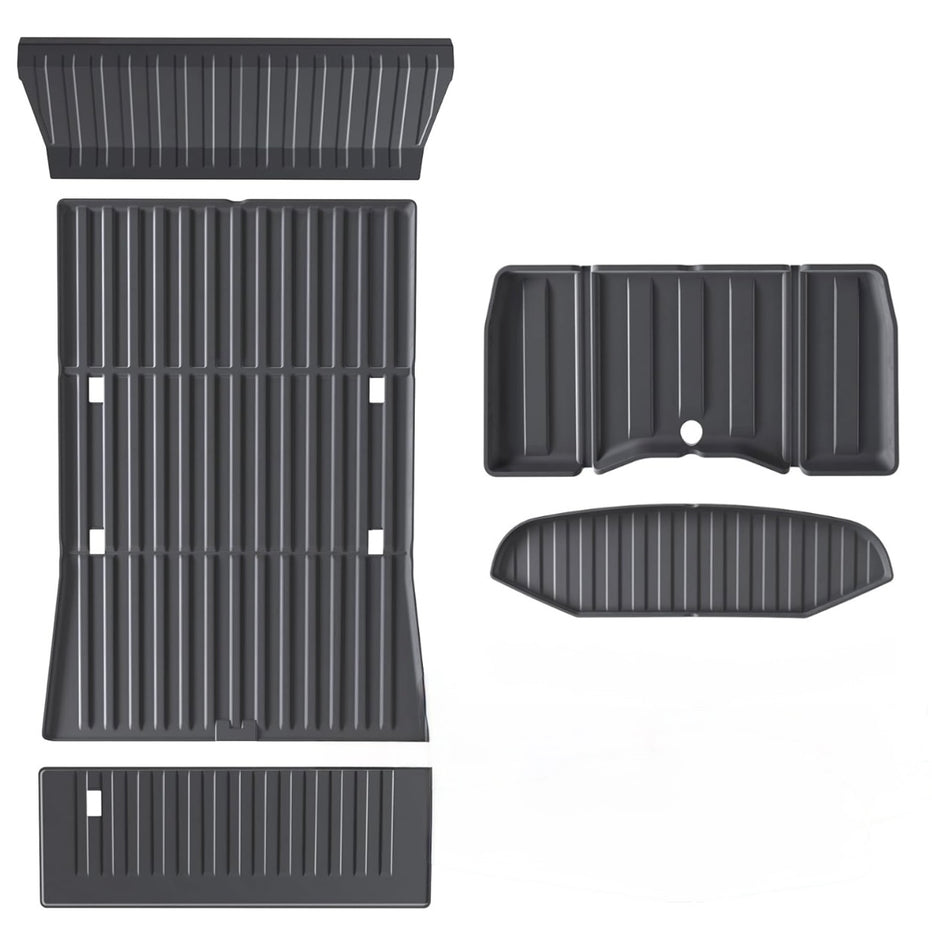 Cybertruck All-Weather Cargo Mats for Truck Bed Base, Walls, & Frunk ...
