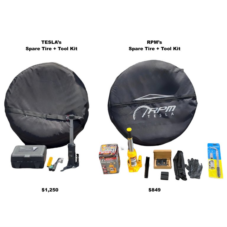 Cybertruck Spare Tire Swap Kit w/ Wheel, Jack, Tools & Cover – RPM ...