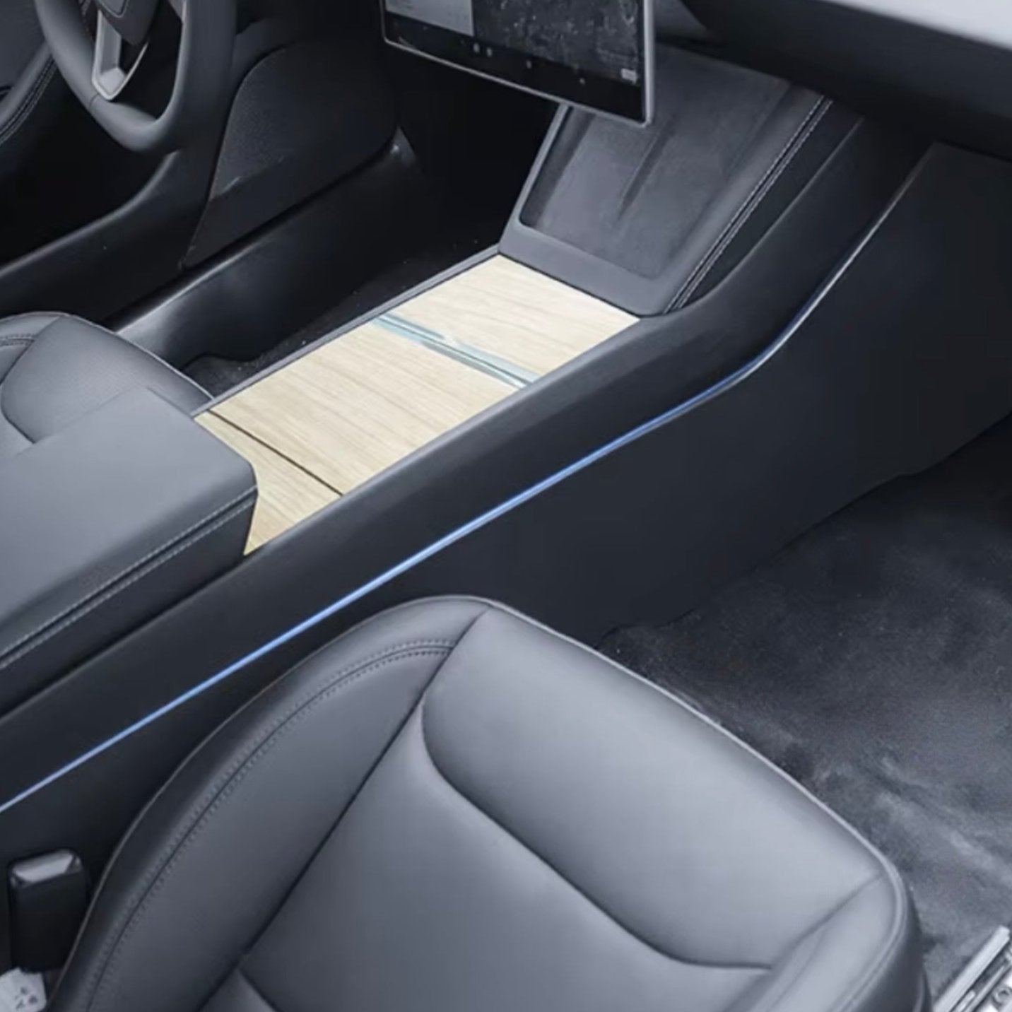 2024+| Model 3 Highland Refreshed Center Console Protector - TPE (2 Pi ...