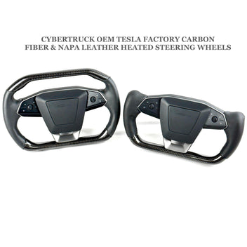 Cybertruck Heated Squircle Steering Wheel – OEM Carbon & Leather – RPM ...