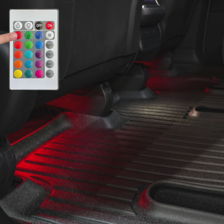 2021+ | Model S & X Backseat RGB LED Lighting Upgrade Kit (4 Lights ...