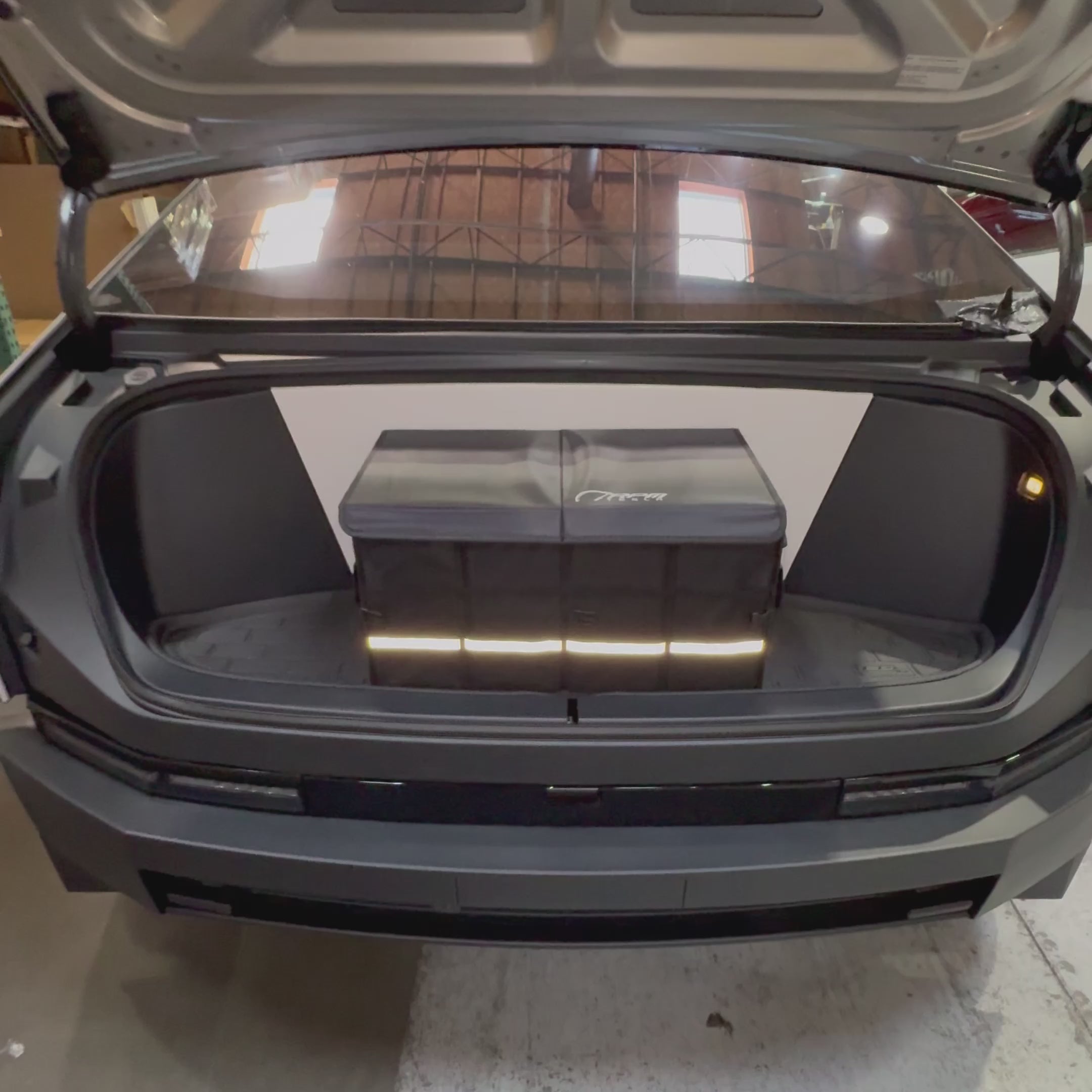 Cybertruck Collapsible Frunk Organizer – RPM TESLA Aftermarket Accessories