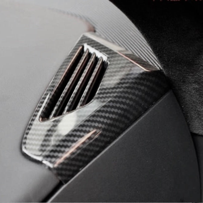 Model X Dash Side Vent Caps - Hydro Carbon Fiber Coated – RPM TESLA ...