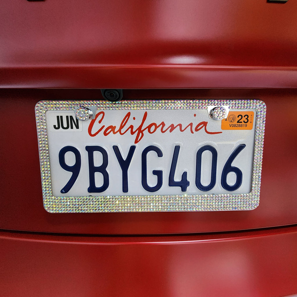 Bling Aluminum License Plate Frames - Variety* – RPM TESLA Aftermarket ...