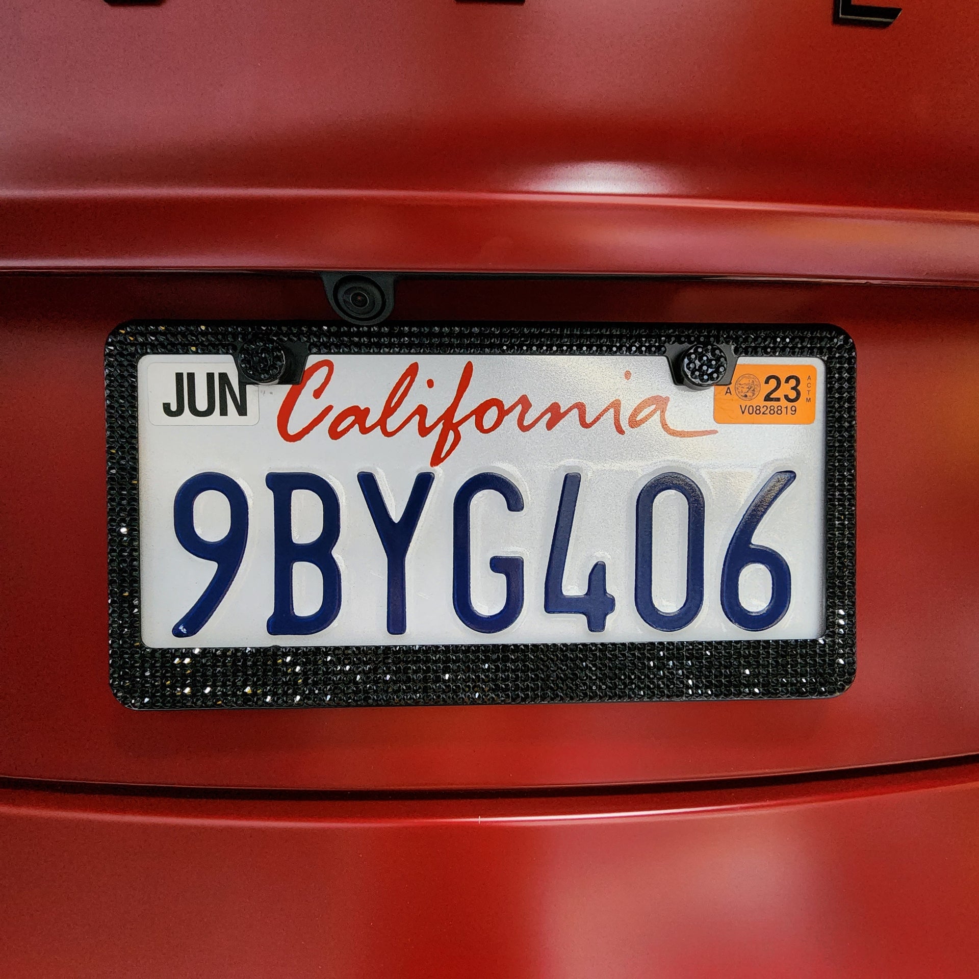 Bling Aluminum License Plate Frames - Variety* – RPM TESLA Aftermarket ...