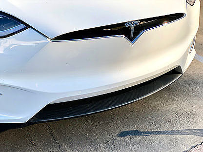 Model X Front End Apron Carbon Fiber Wrap – RPM TESLA Aftermarket ...