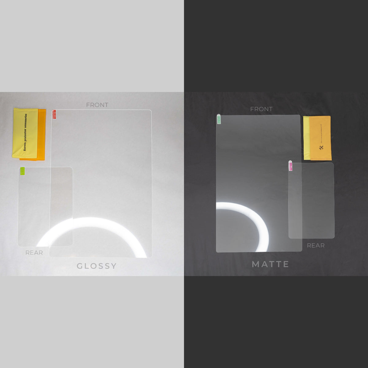 2021+ | Model S & X 9H Glass Screen Protector Kit (2 Pieces - Front ...