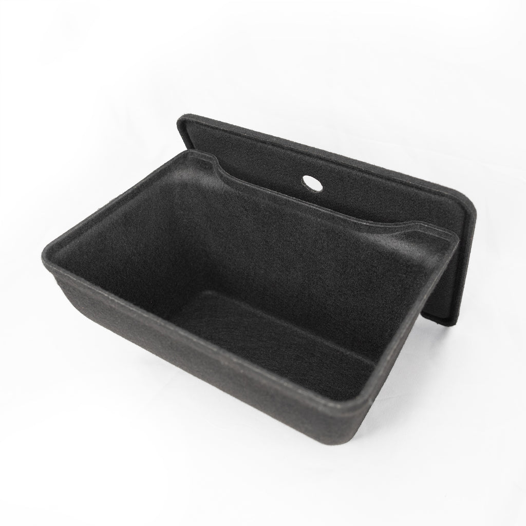 2020-2025 | Model Y Back Seat Storage Box with Lid - Fully Flocked ...