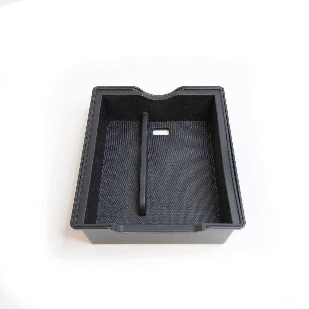 Model 3 & Y Lined Center Console Sliding Tray with Access Hole (Gen. 2 ...