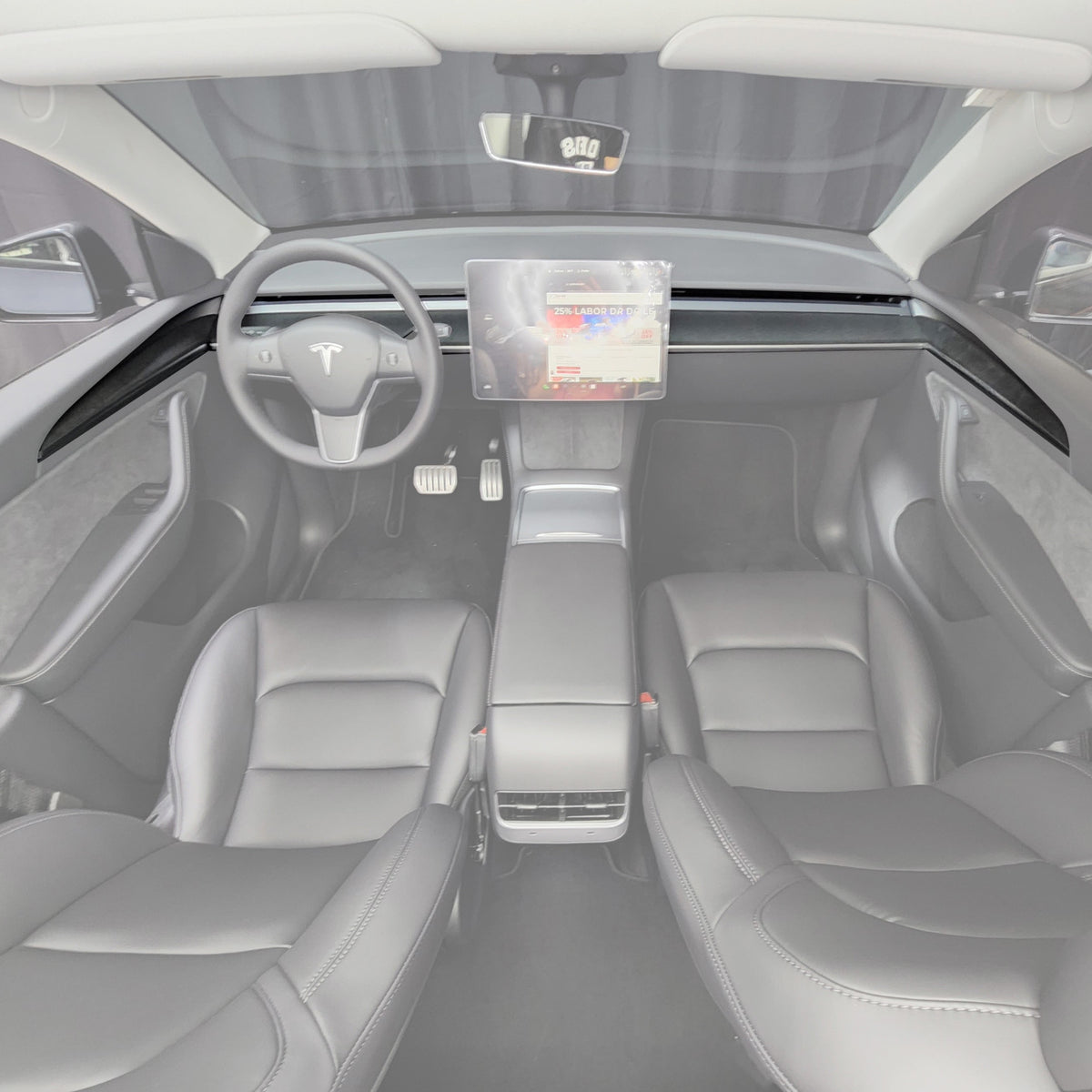 Model 3 & Y Alcantara Dashboard & Door Panel Combo Replacement Kit (3 ...