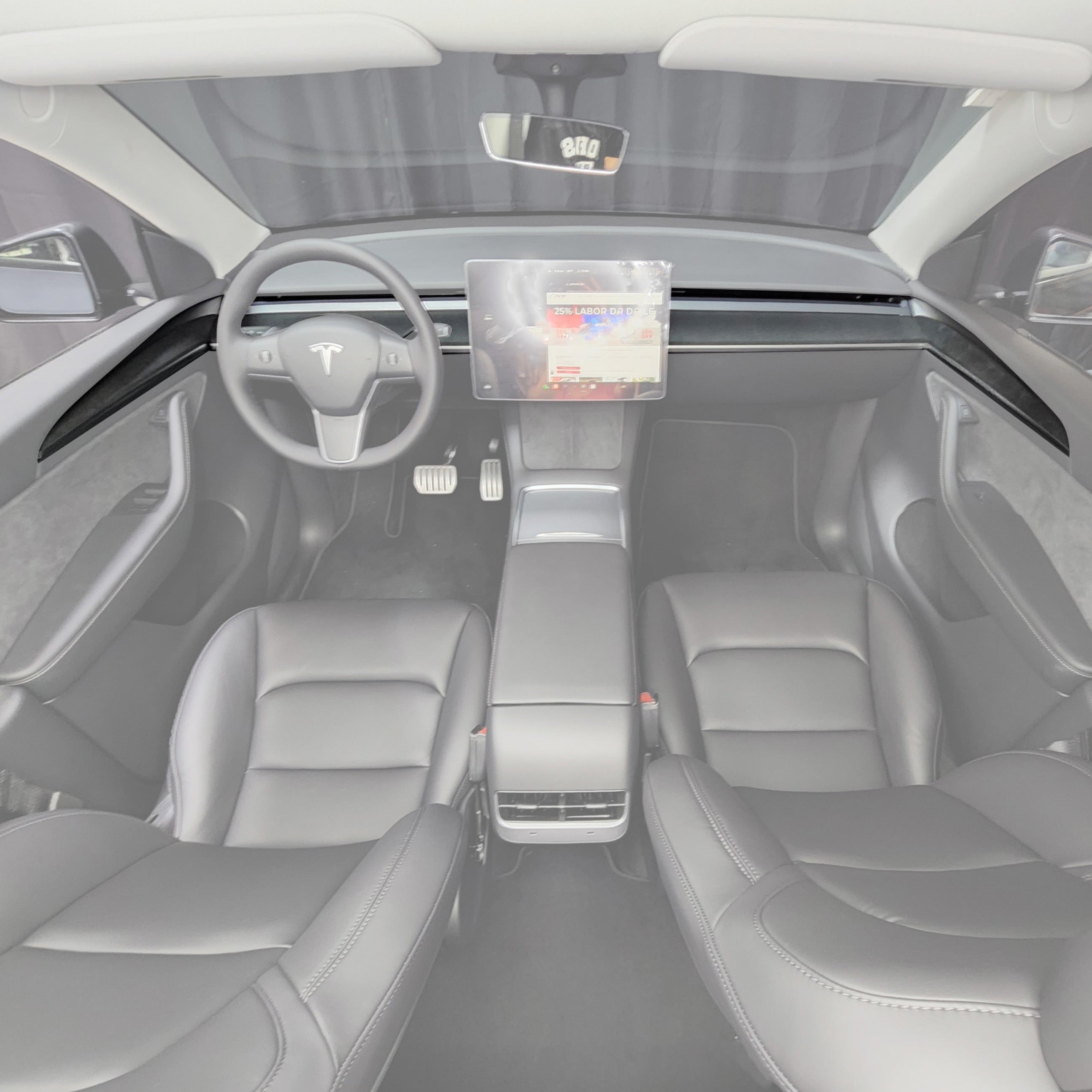 Model 3 & Y Alcantara Dashboard & Door Panel Combo Replacement Kit (3 ...