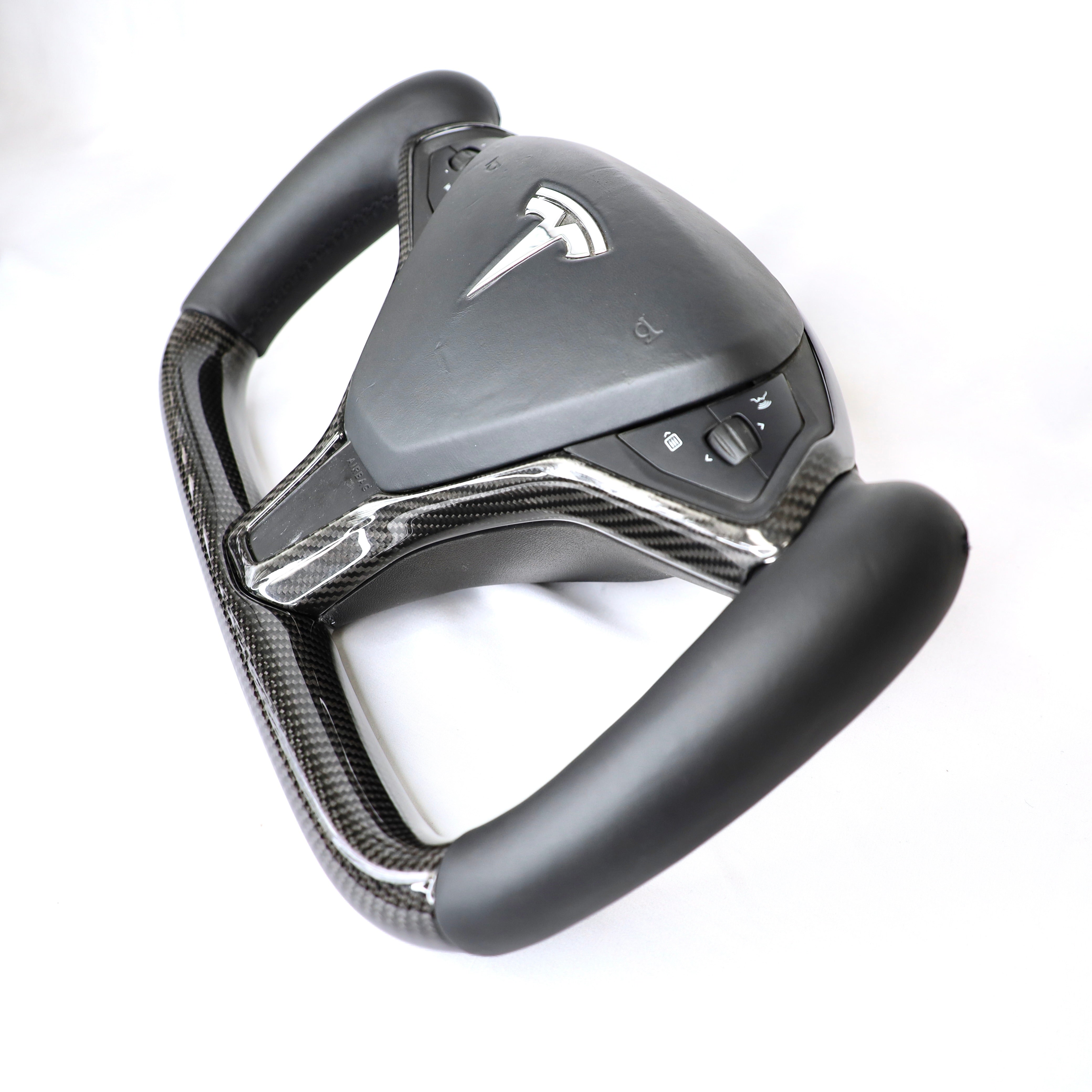 2012-2020 | Model S & X Yoke Steering Wheel - Real Molded Carbon Fiber ...