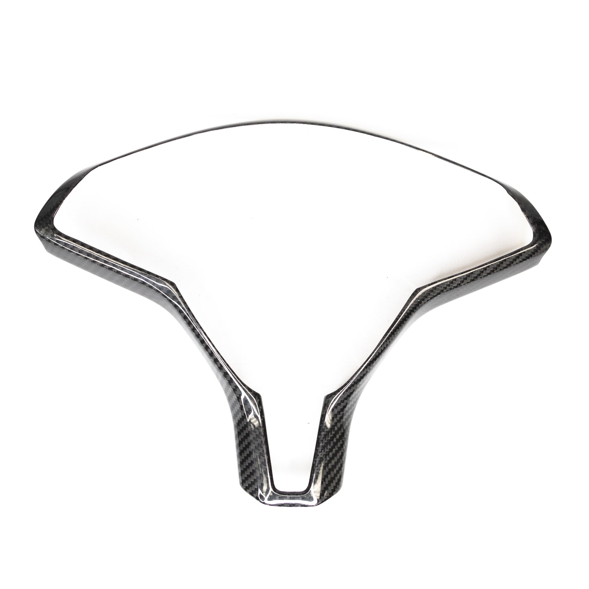 2012-2020 Model S & X Steering Wheel Bezel Overlay - Real Molded Carbo ...