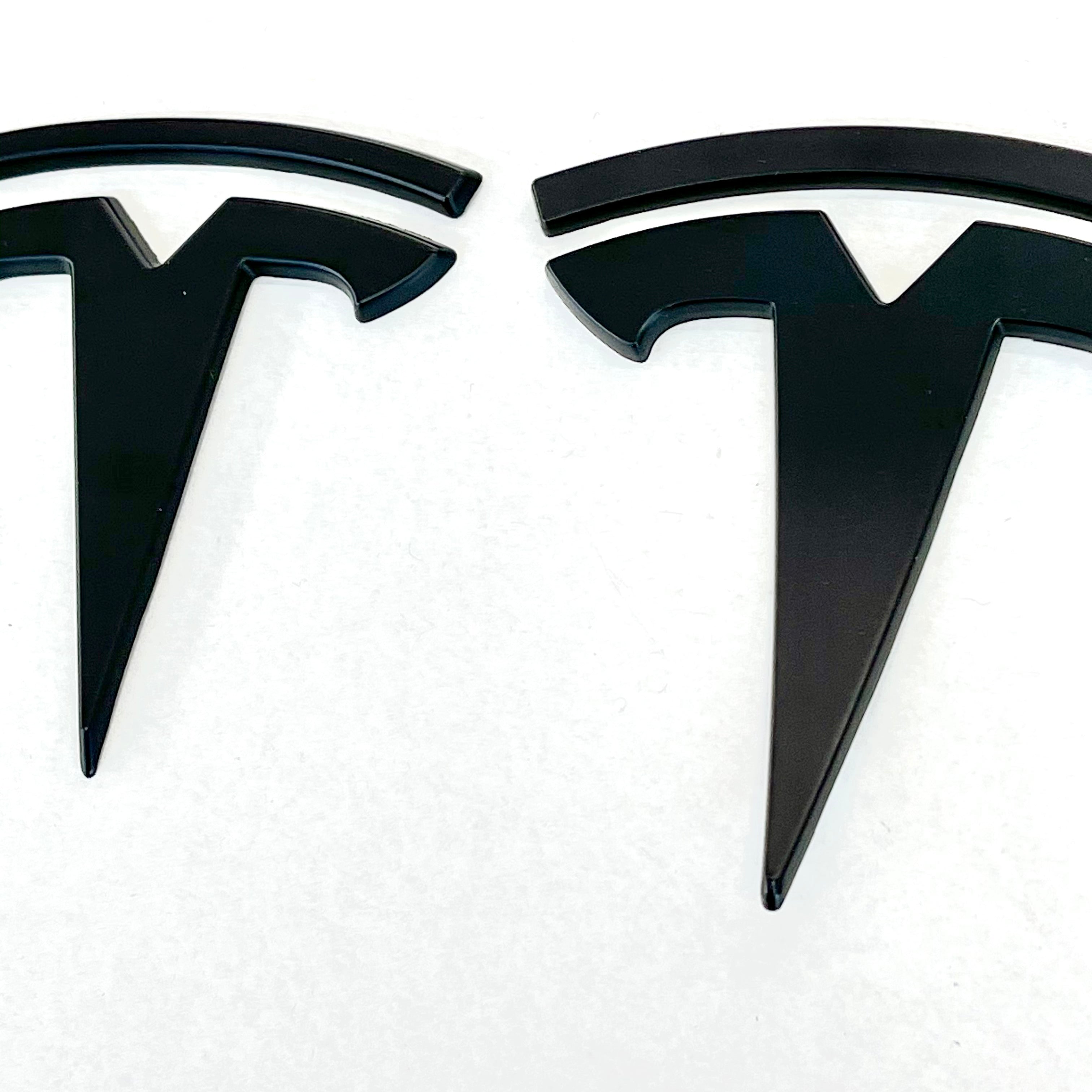 Model Y ABS Plastic T Logo Caps (4 pieces) Front & Rear - Variety ...